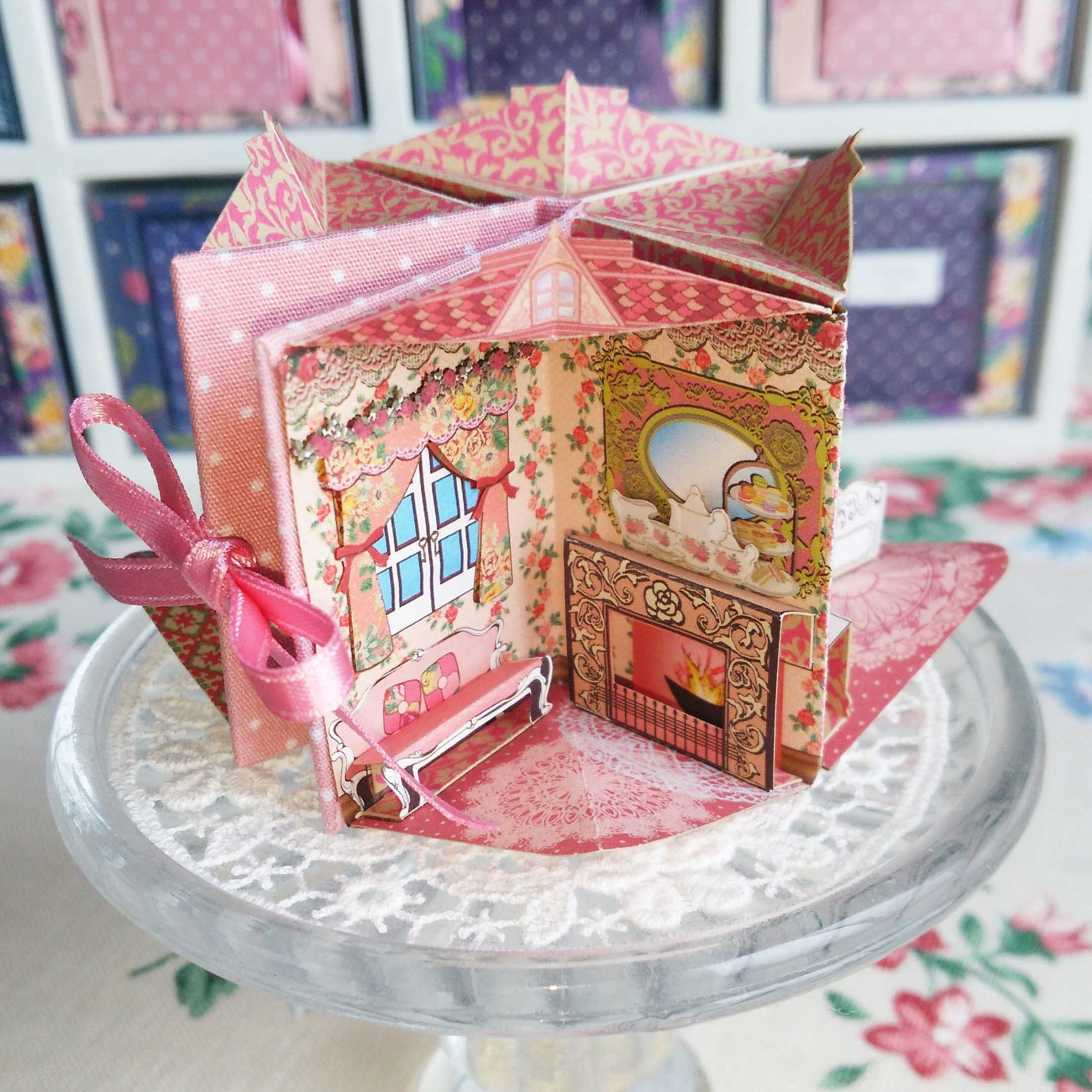 Little Book [PINK] – miniature POP-UP book